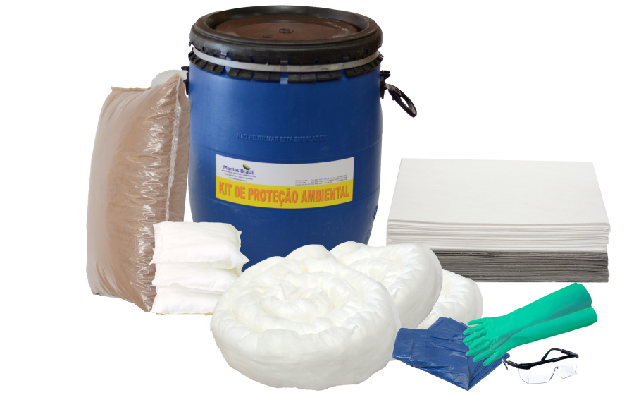 Kit de emergência e Proteção Ambiental - Kit SOPEP - Kit Mitigação ...